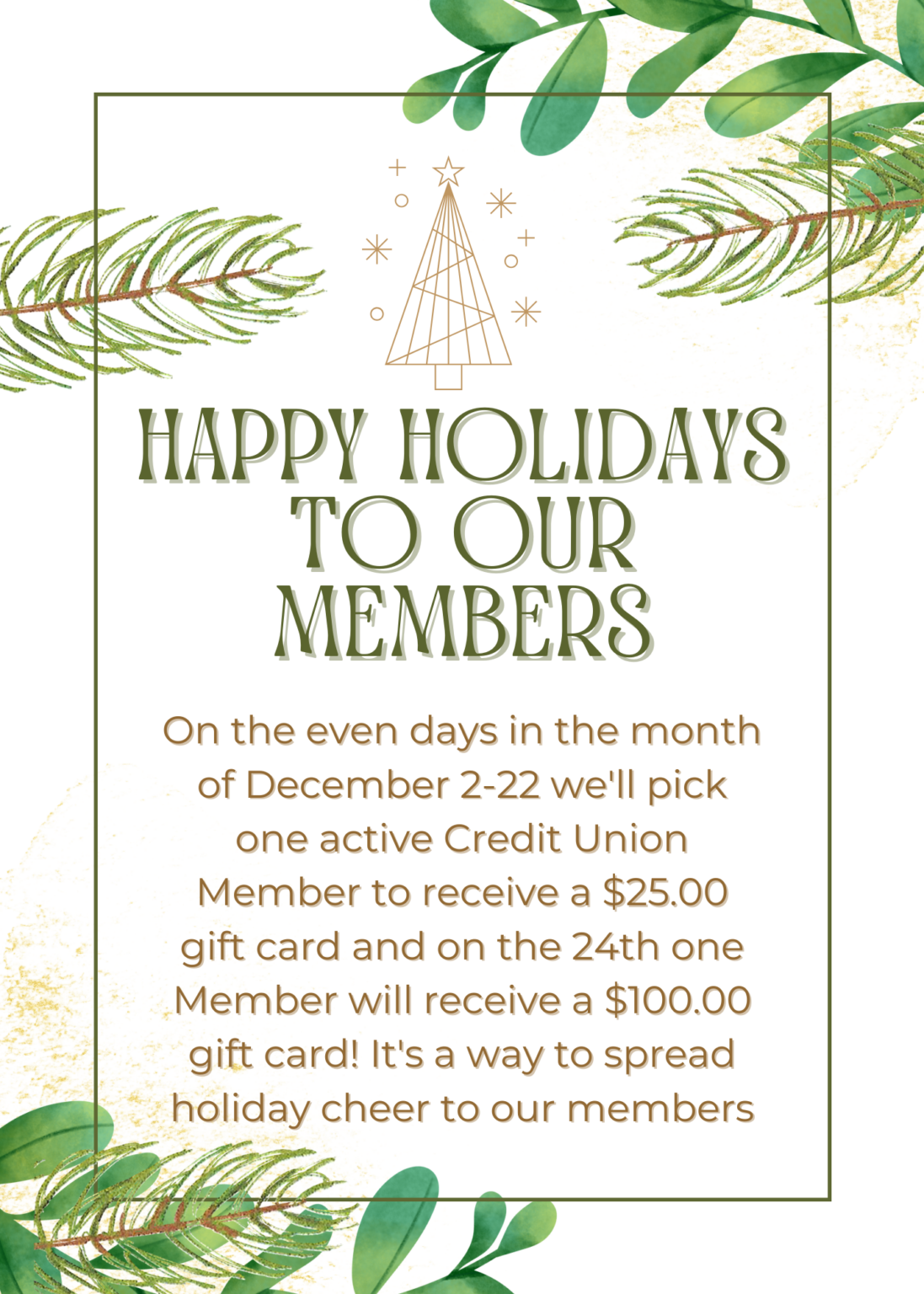 Member Drawing – LCO Federal Credit Union